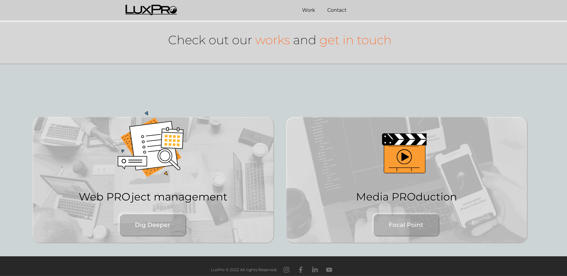 LuxPro - Web PROject Management and Media PROduction